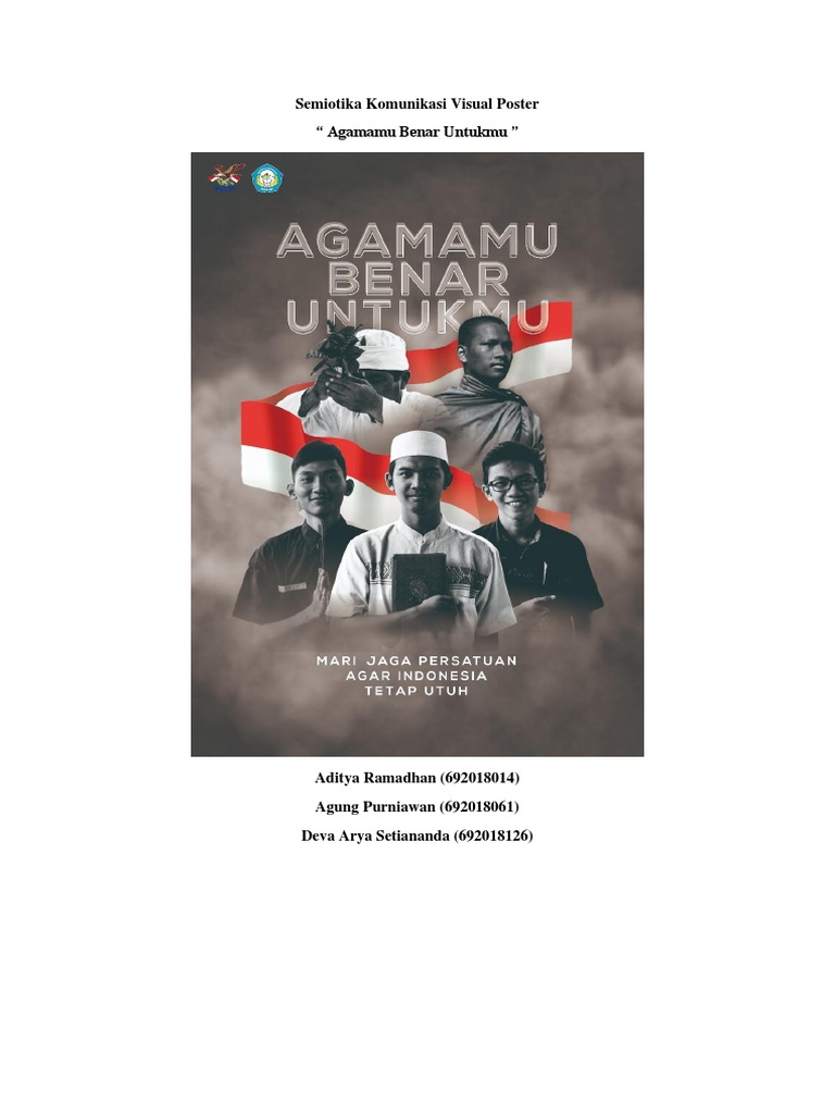 Semiotika Komunikasi Visual Poster | PDF