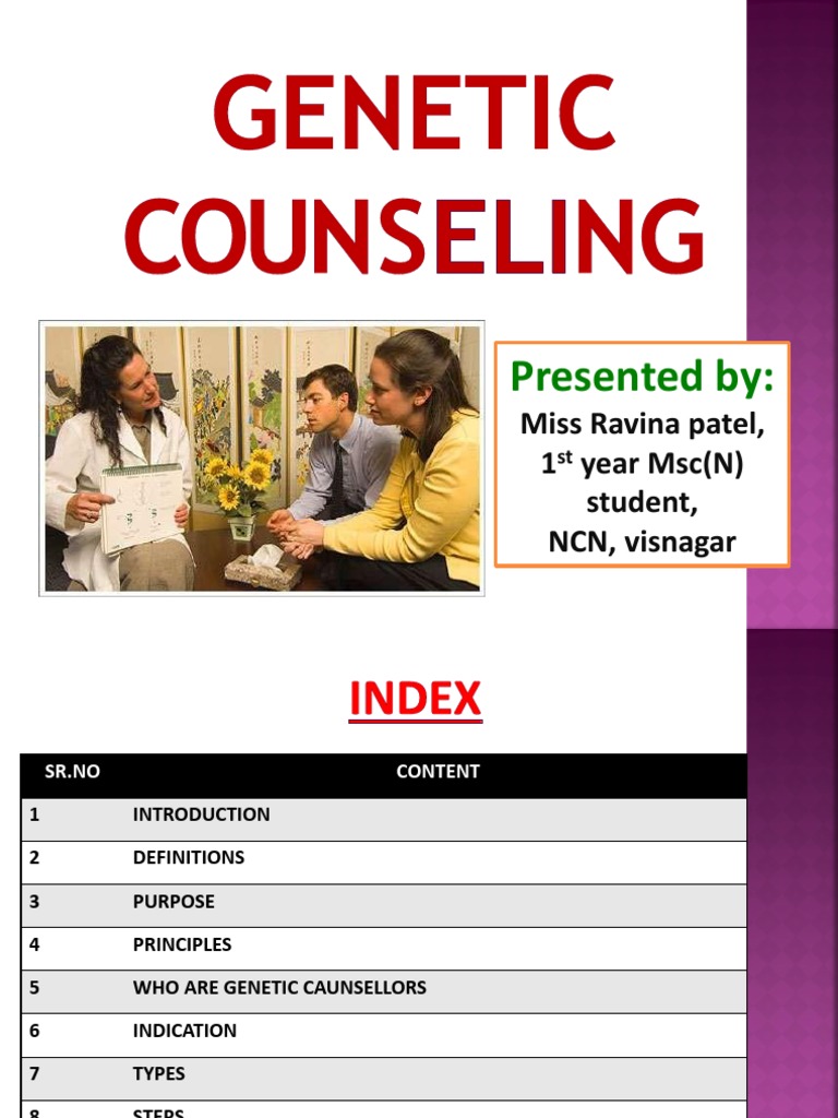 Genetic Counseling | PDF | Genetic Counseling | Genetic Disorder