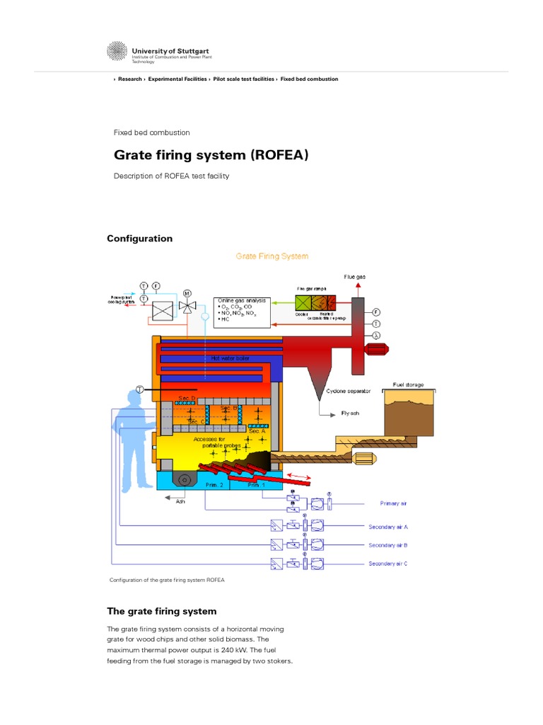 Grate Firing System (ROFEA) - Institute of Combustion and Power Plant ...