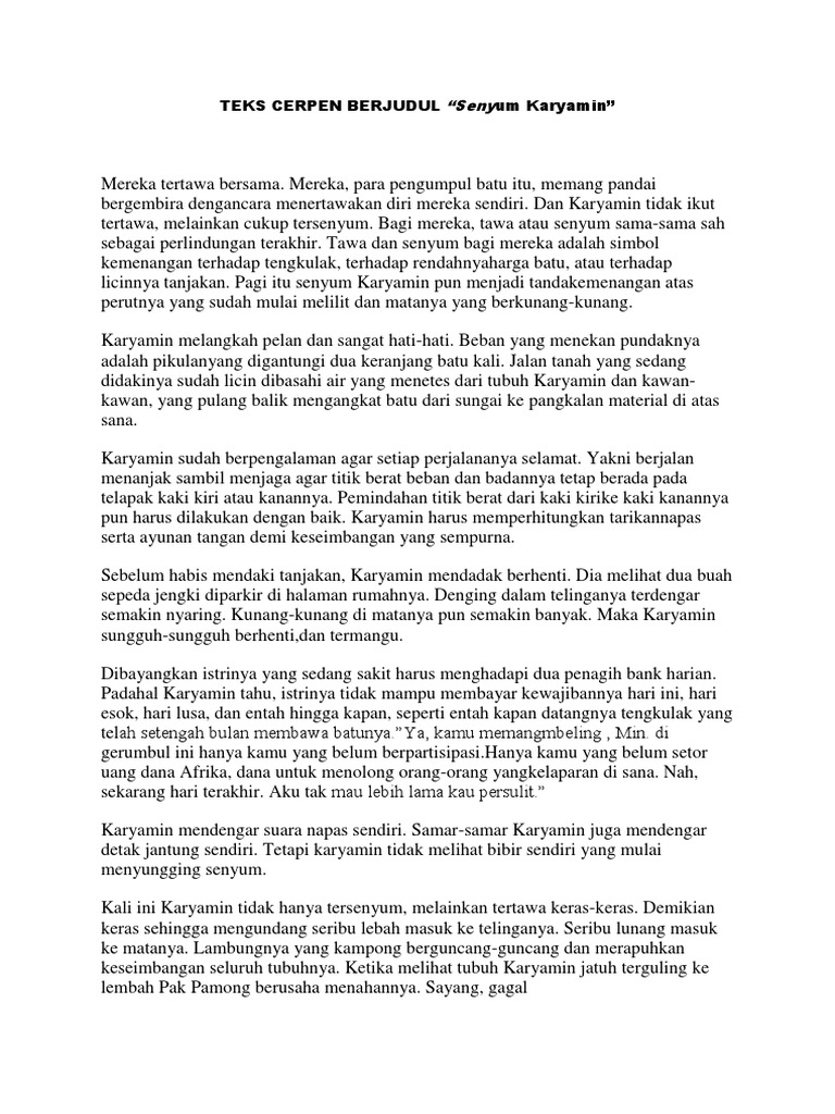 Teks Cerpen | PDF