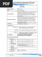 A Detailed Lesson Plan in Mathematics For Grade 8 Linear Equations in ...