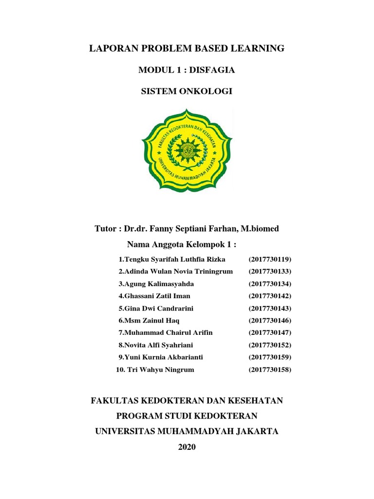 Laporan Problem Based Learning Modul 1 D | PDF