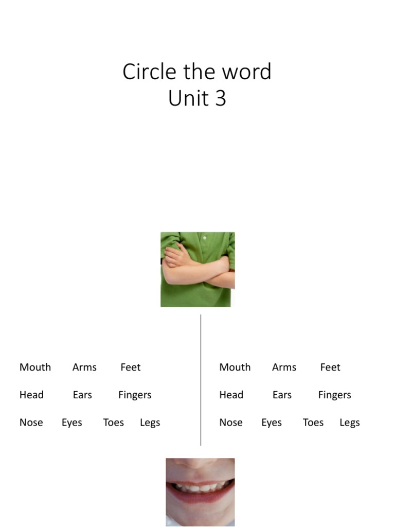 New High FIve 1 Unit 3 Circle The Word | PDF