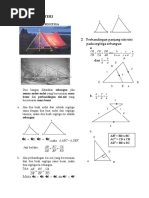 Soal Dan Pembahasan Kesebangunan Dan Kongruen Kelas 9 SMP | PDF