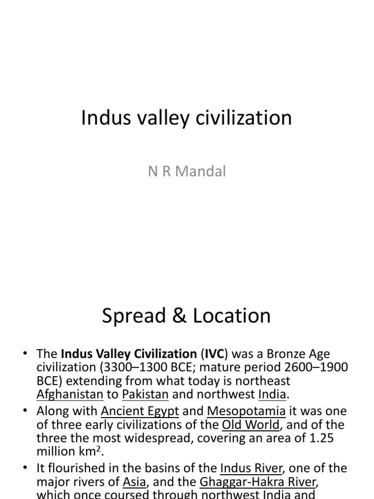 Indus Valley Civilization | PDF | Archaeology