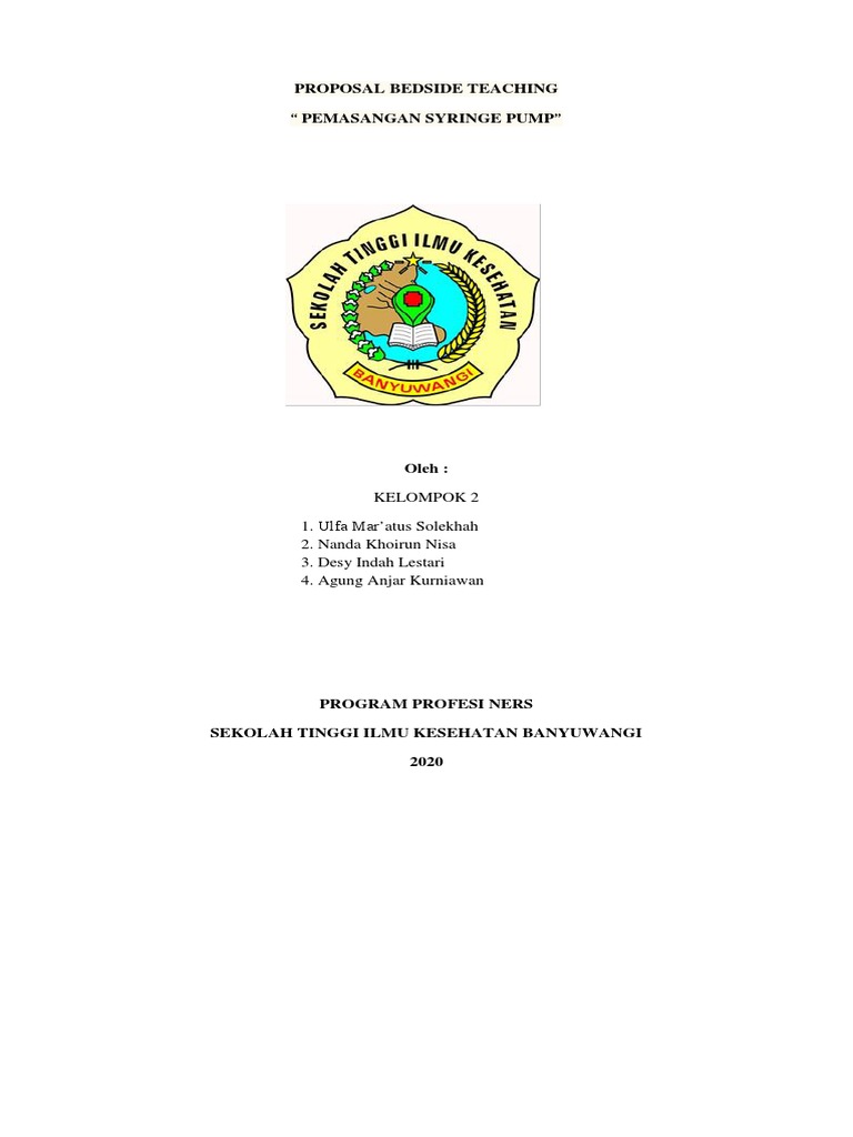 Rumus NTG untuk Syringe Pump | PDF