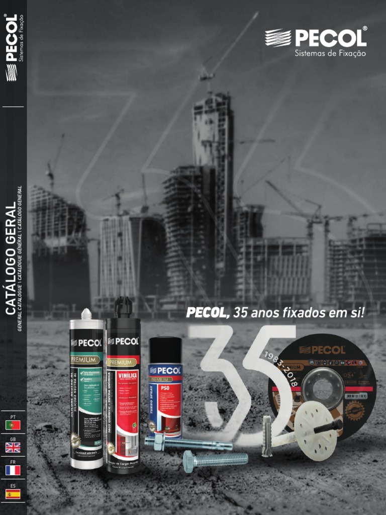 Catalogo Geral PECOL PDF | PDF | Ingeniería | Materiales de construcción