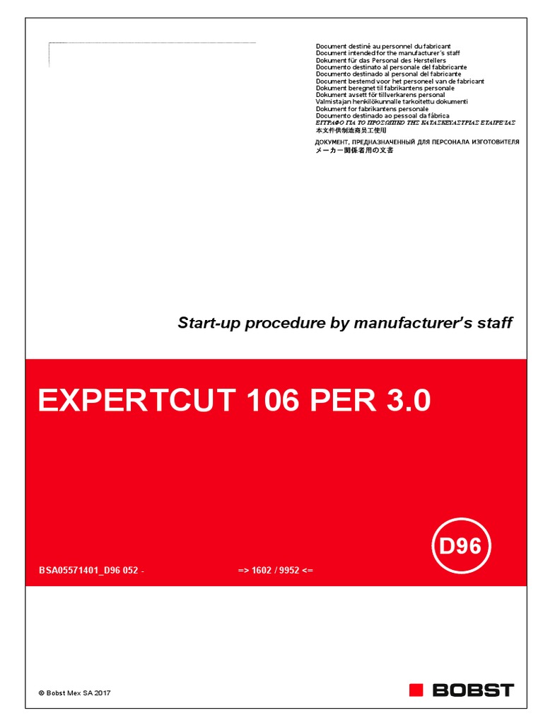 Start-Up Procedure by Manufacturer's Staff | PDF | Switch | Power (Physics)