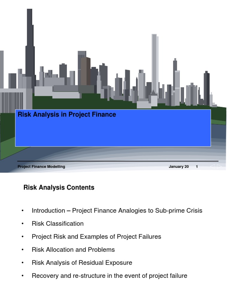 Project Finance Risk Guide | PDF | Project Finance | Risk Management