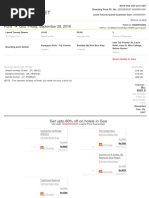 Bus Ticket Format in Excel | PDF | Finance & Money Management | Business