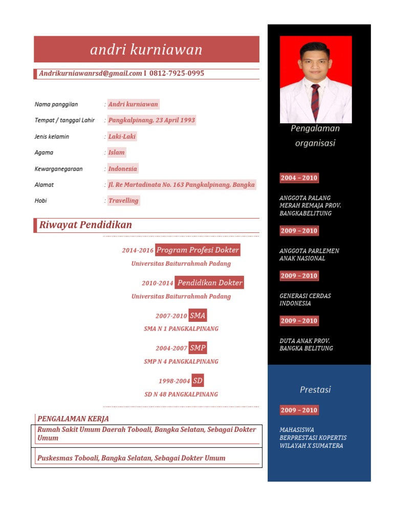 CV DR Andri | PDF