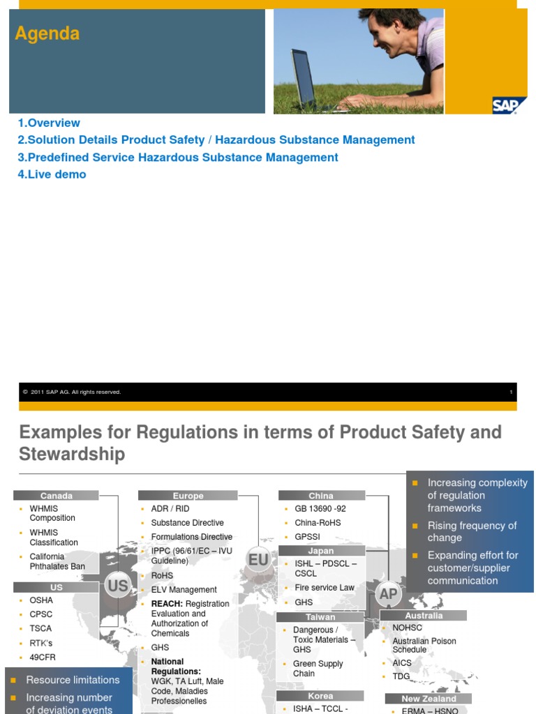 Hazardous Substance Management& PredefService | PDF | Dangerous Goods ...