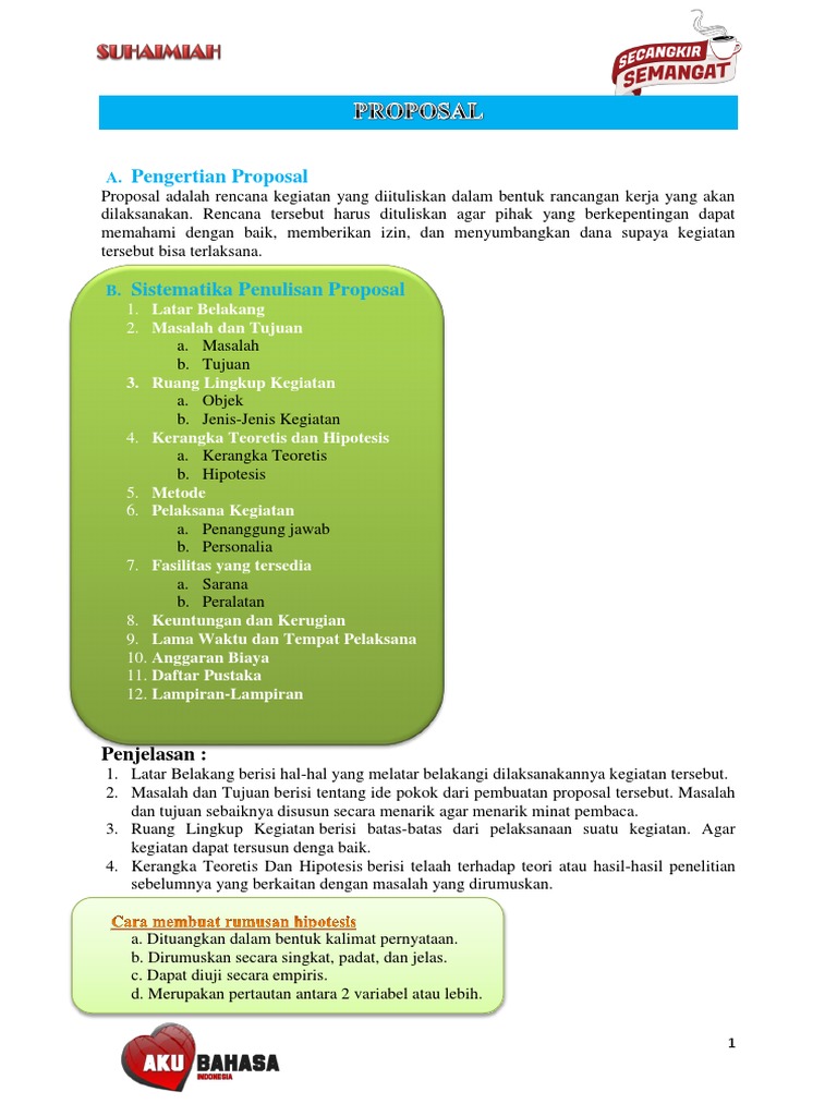 PROPOSAL Buk Mia | PDF