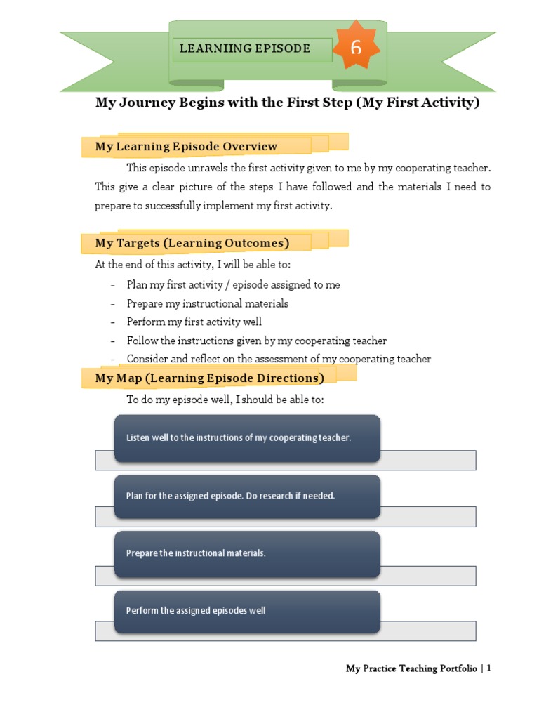 First Steps in My Teaching Journey | PDF | Teachers | Learning