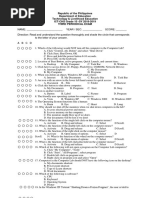 Basic Computer Navigation Skills Test | PDF | Icon (Computing) | System ...