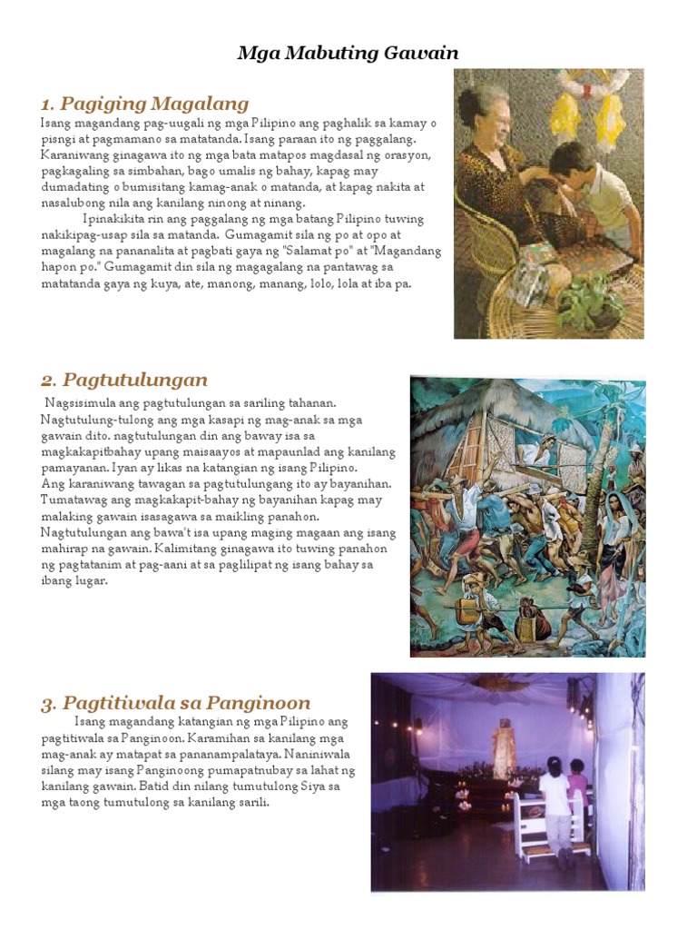 Mga Mabuting Gawain