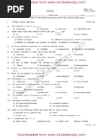 PWNSAT - Sample Paper - Class - 7th - Questions | PDF | Heart