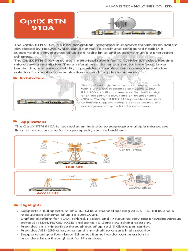 RTN910A | PDF | Computer Network | Ethernet
