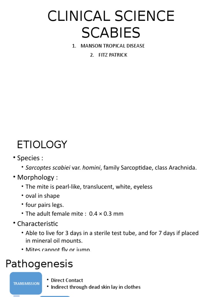 Scabies CS | PDF | Immunology | Epidemiology
