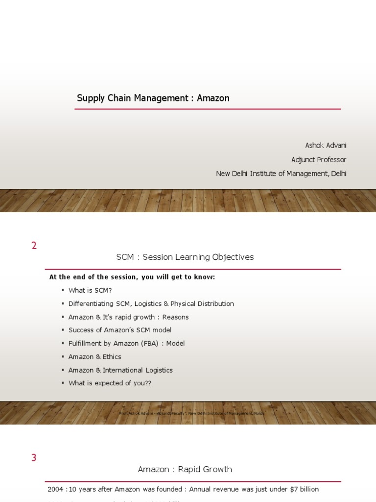 Amazon's Supply Chain Success Strategies | PDF | Warehouse | Supply Chain