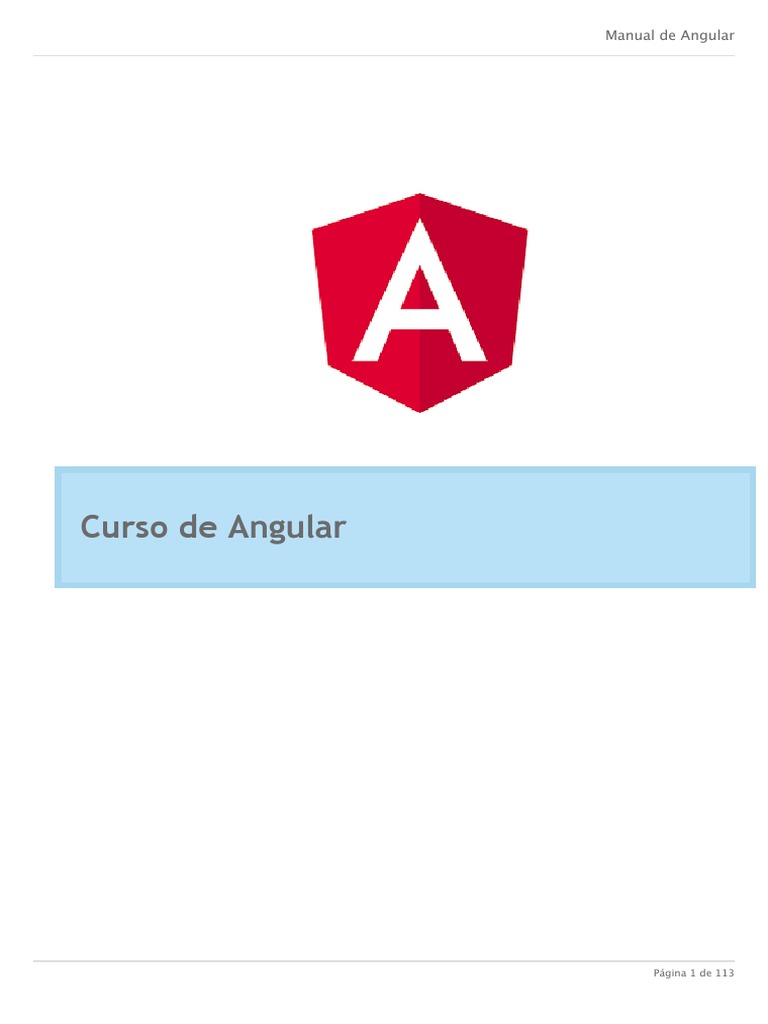 Manual Angular 2 | PDF | Script Java | Lenguaje de programación