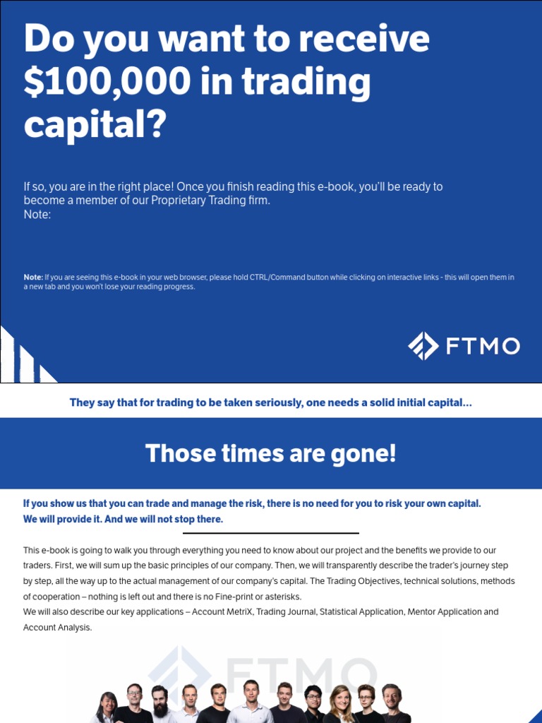 Ebook How To Become The FTMO Trader PDF | PDF | Trade | Psychology