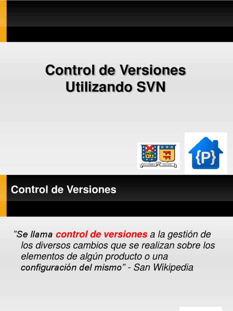 Presentacion Control de Versiones | PDF | Control de versiones ...