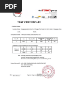 Wire Rope Test Certificate | PDF | Rope | Wire