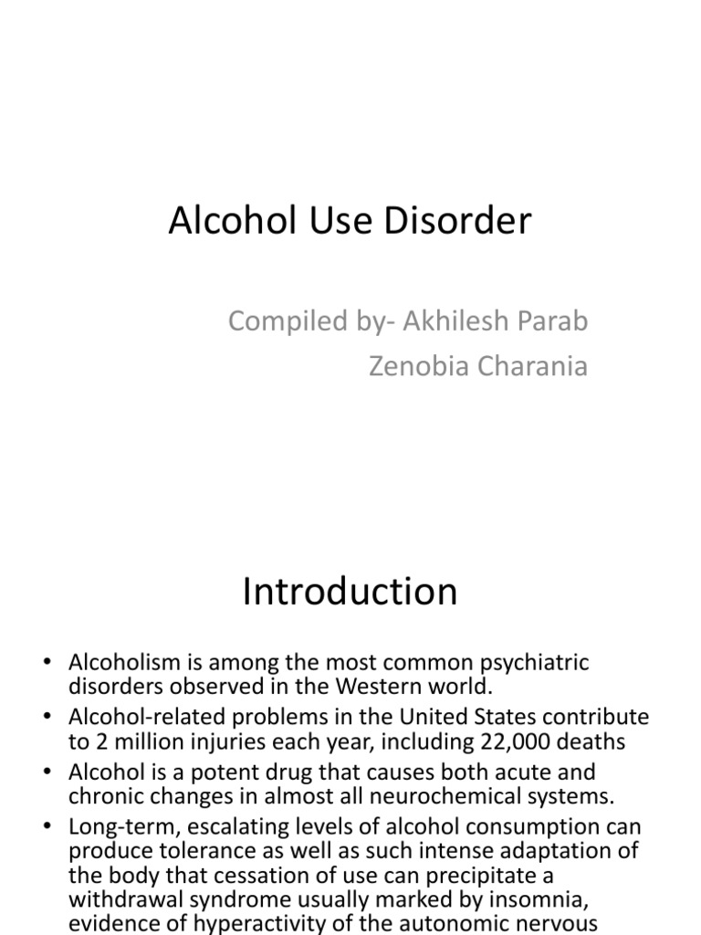 Understanding Alcohol Use Disorder | PDF | Alcoholism | Substance Abuse