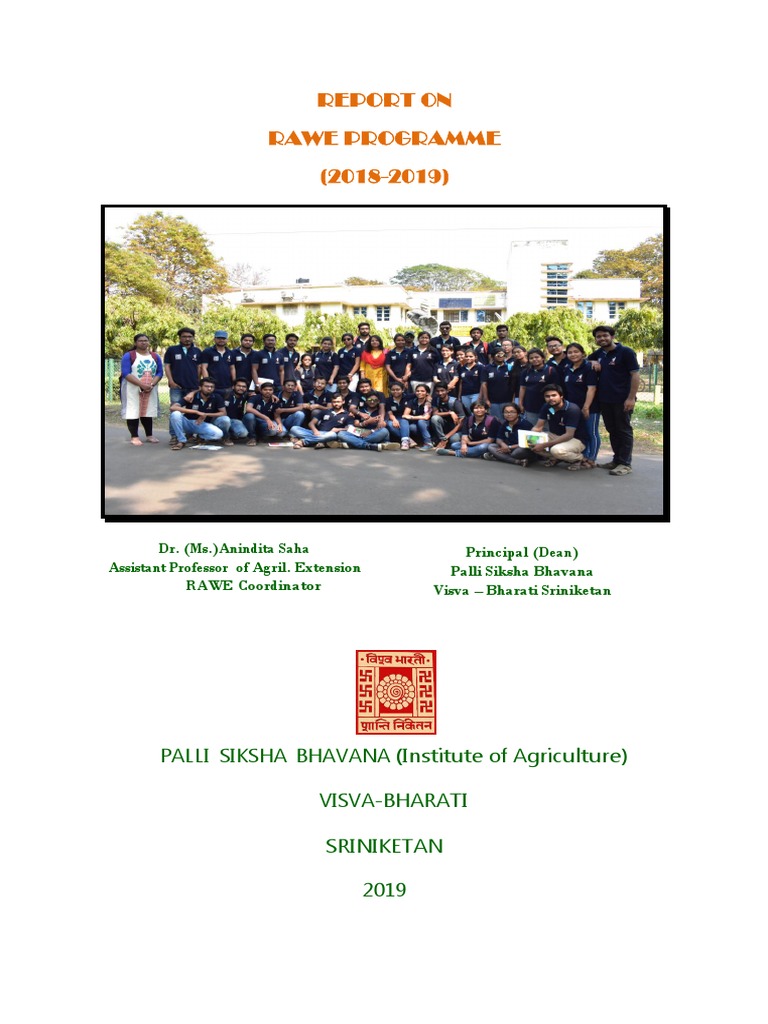 RAWE - Report 2018-19 PDF | PDF | Economic Surplus | Agriculture