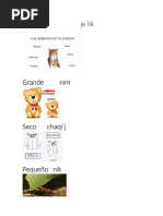 ANIMALES en Mam y Español | PDF