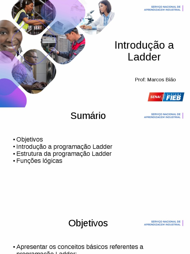 Aula 2 - Introdução A Ladder | PDF | Controlador lógico programável ...