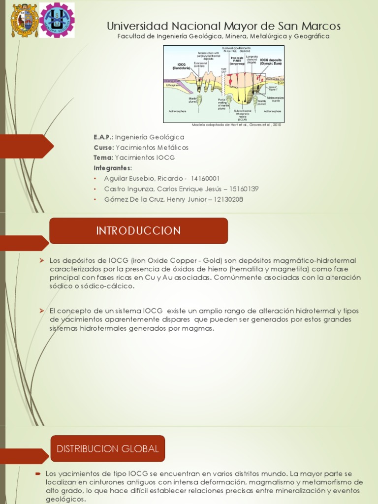 Yacimientos IOCG | PDF | Minerales | Magma
