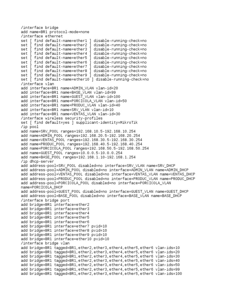 Network Configuration Script | PDF | Ip Address | Computer Network
