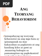 Teoryang Kognitibo | PDF