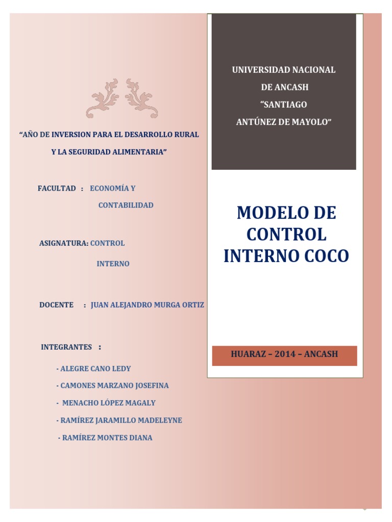 Modelo Coco | PDF | Evaluación | Información