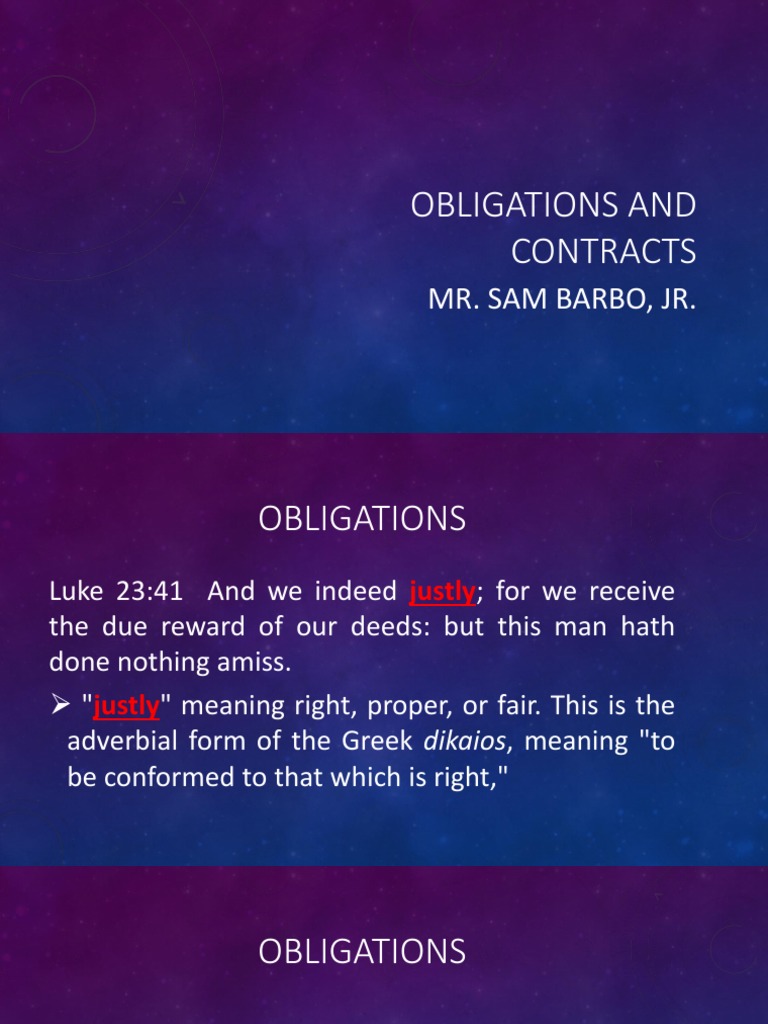 Oblicon PDF | PDF | Law Of Obligations | Natural Law