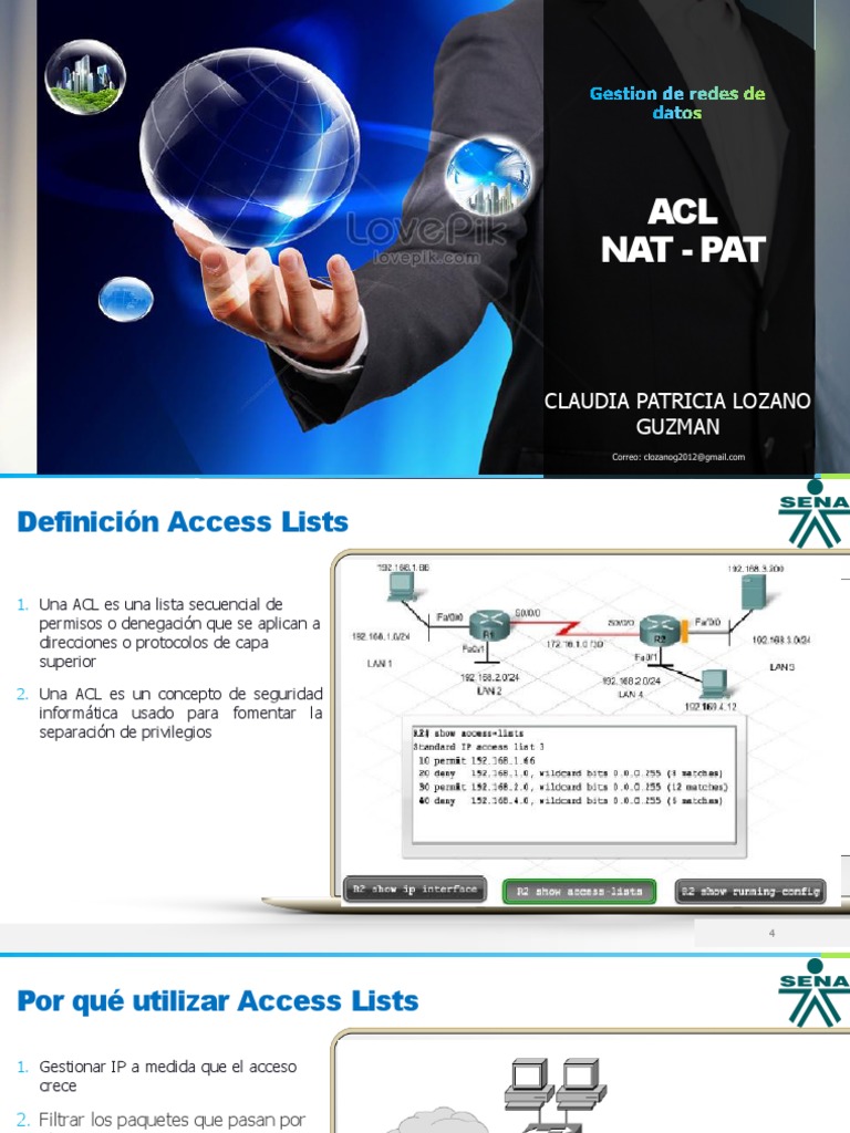 Presentación NAT y PAT | PDF | Protocolos de capa de red | Dirección IP