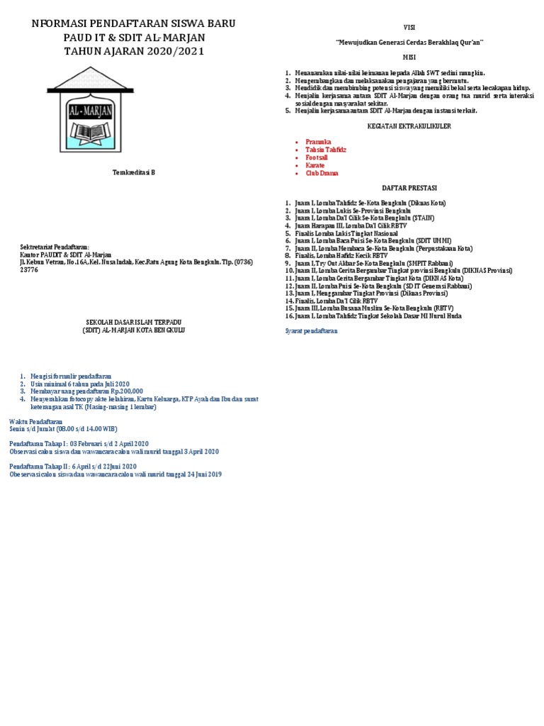 Isi Brosur | PDF
