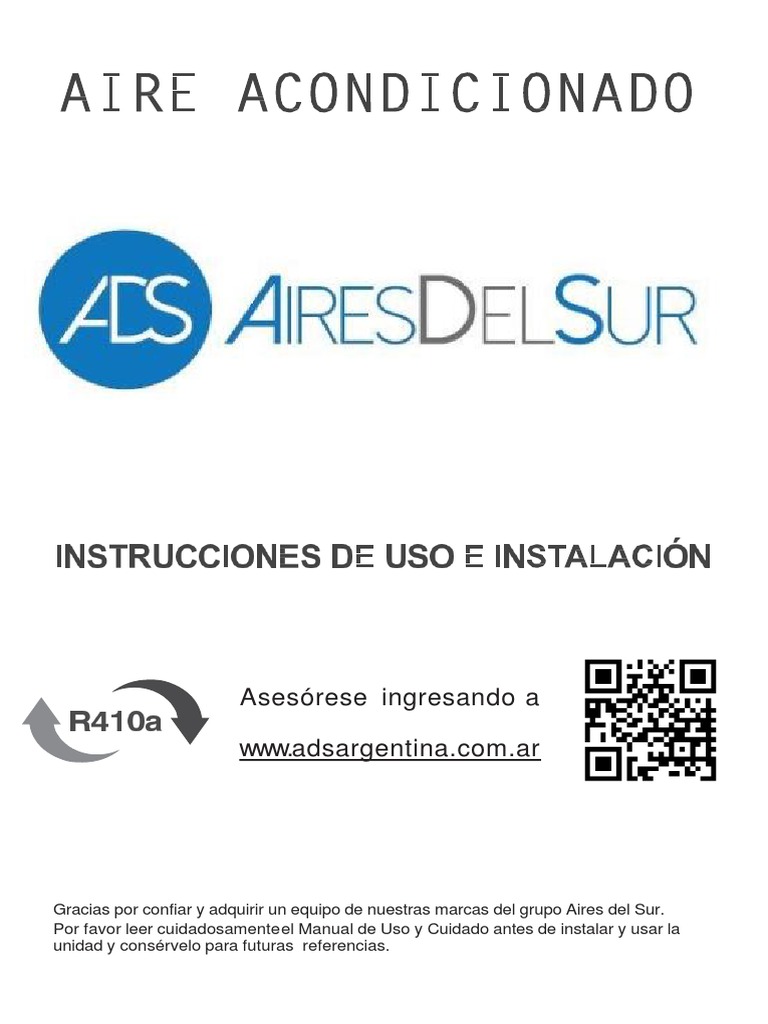 Manual de Uso Aire Acondicionado Trend | PDF | Control remoto | Aire ...