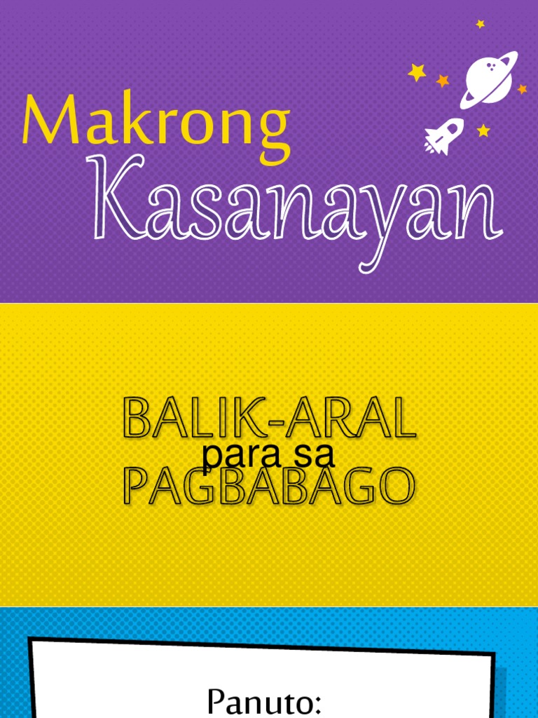 Makrong Kasanayan Sa Pagsulat | PDF