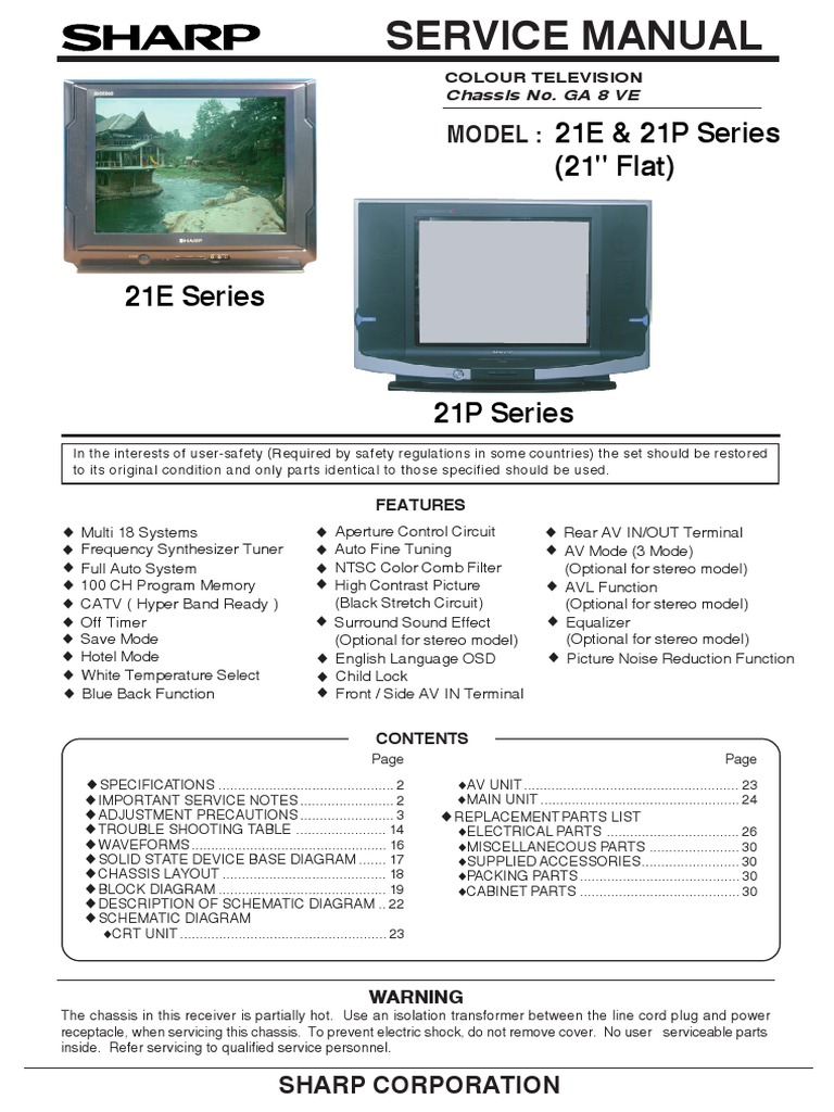 Service Manual PDF | Download Free PDF | Vacuum Tube | High Voltage
