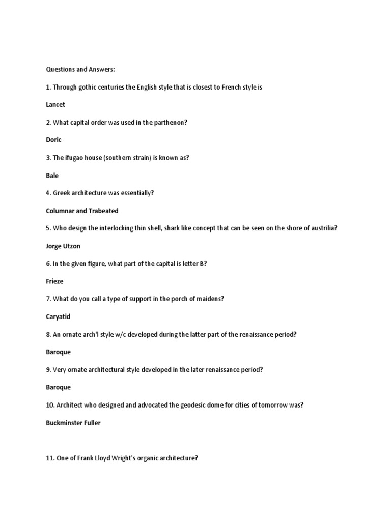 HOA Questions and Answers | PDF | Framing (Construction) | Truss