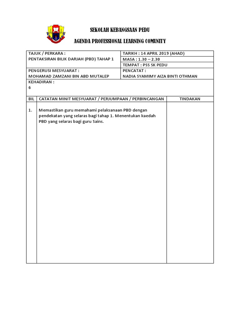 PLC PBD Tahap 1 | PDF