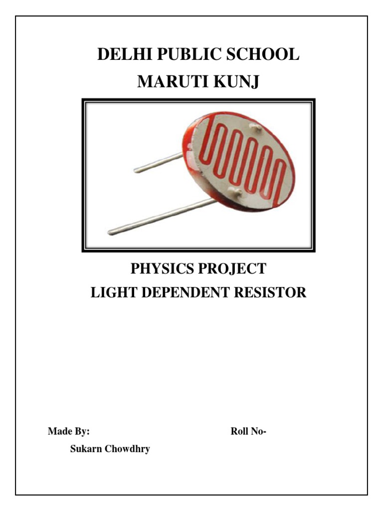 Physic Project LDR | PDF | Materials Science | Semiconductors