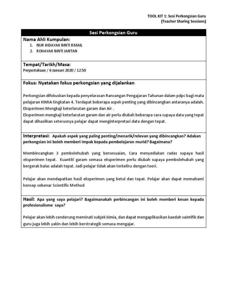 Laporan PLC TSS | PDF