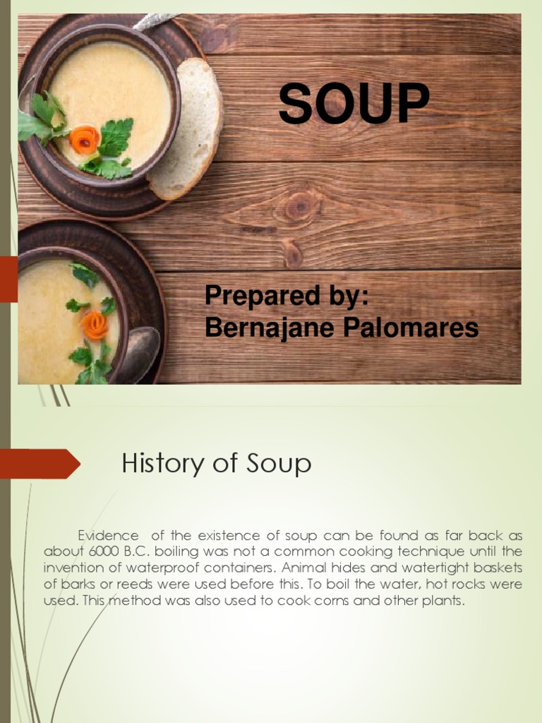 Soup | PDF | Soup | Broth