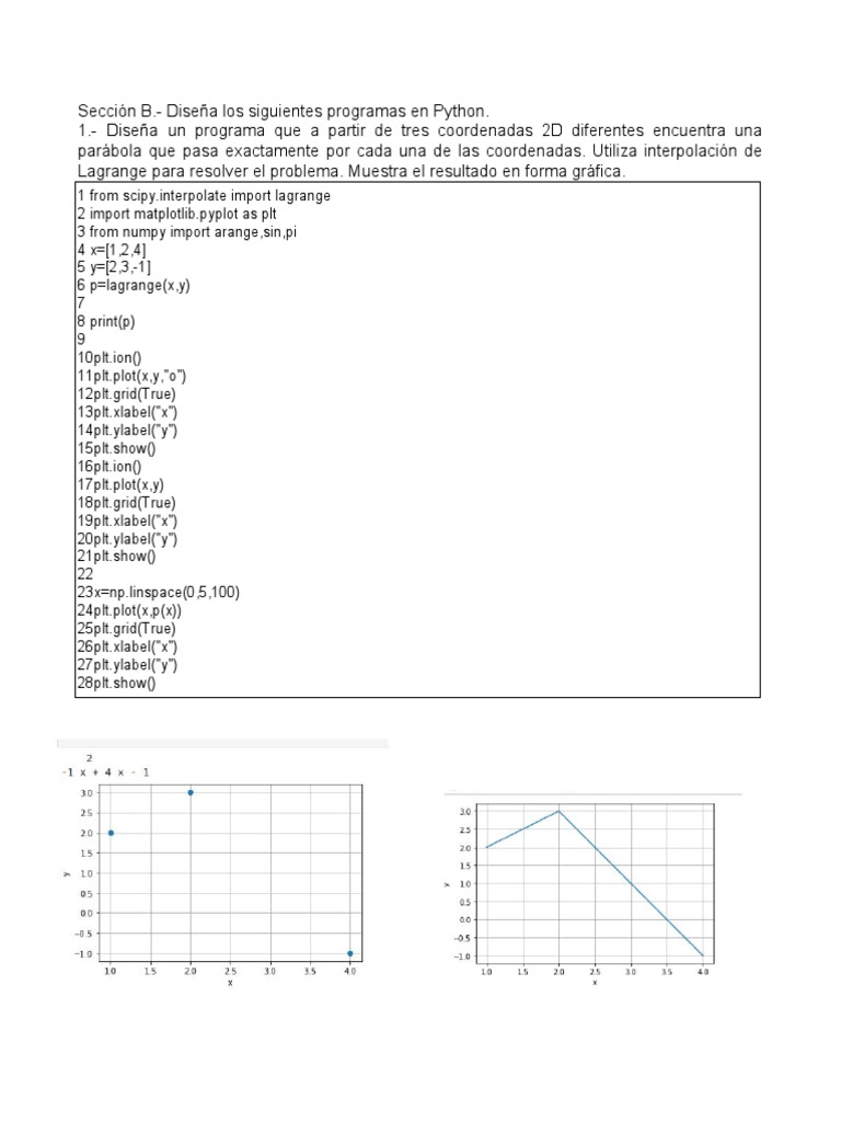 Tercera Guía de Métodos Numéricos Con Python | PDF | Integral | Derivado