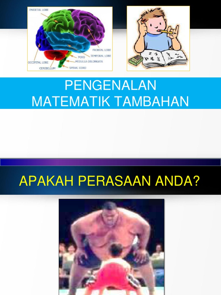 Pengenalan Matematik Tambahan | PDF