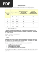 NEMA Insulation Classes for Transformers | PDF